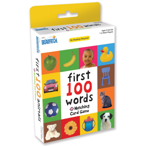 My First 100 Words Matching Card Game 