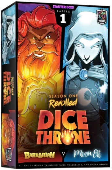 Dice Throne S1R Box 1 Barbarian Vs Moon Elf