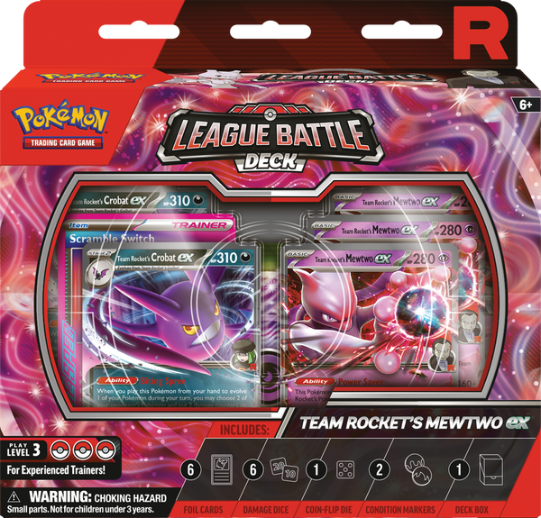 Pokemon League Battle Deck Team Rockets Mewtwo Ex